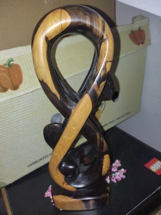 Statua in legno infinito costa d'Avorio