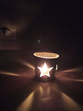 Porta candela artigianale