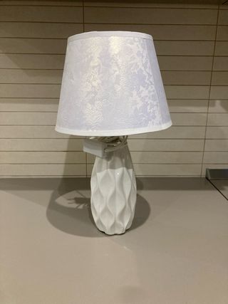 lume in ceramica bianco altezza 38cm