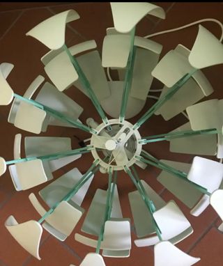 Lampadario a palla apribile