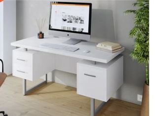 Scrivania 152 x 66 con cassetti moderna
