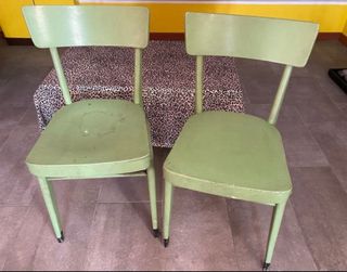 Coppia sedie vintage anni 70