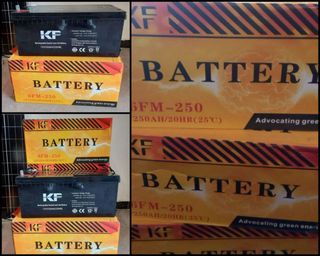 BATTERIA 250AH 12V Gel FOTOVOLTAICO PANNELLI ENERG