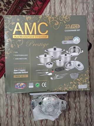 Batteria di pentole nuova Inox 18/10