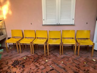 sedie cuoio  mod. Linda di Zanotta