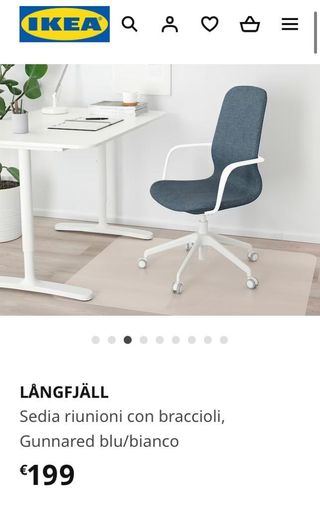 Sedia ikea mod langfijall
