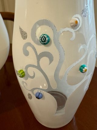 coppia di vasi con murrina