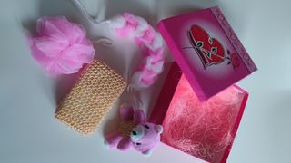 Set spugne da bagno da regalare