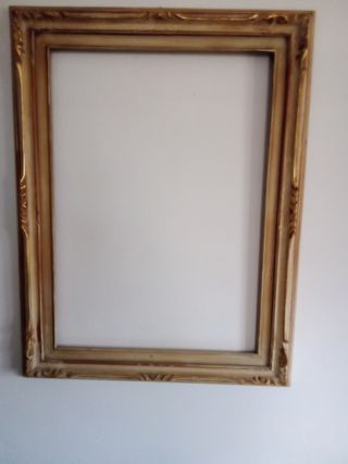 cornice vintage per quadro con tela