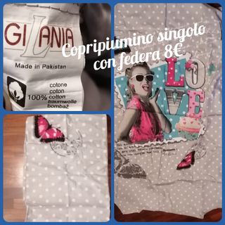 Completo copripiumino con federa