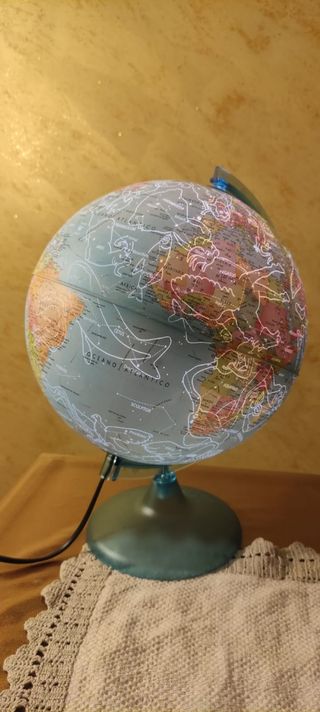 Mappamondo lampada