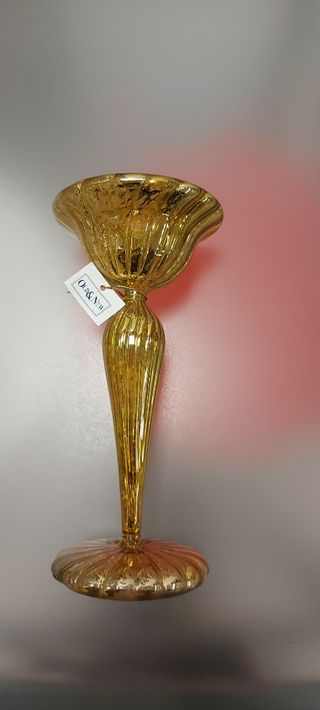 Candelabro in vetro Natalizio