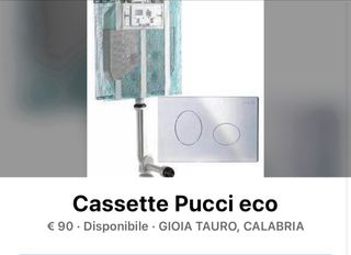 cassetta pucci con placca eco