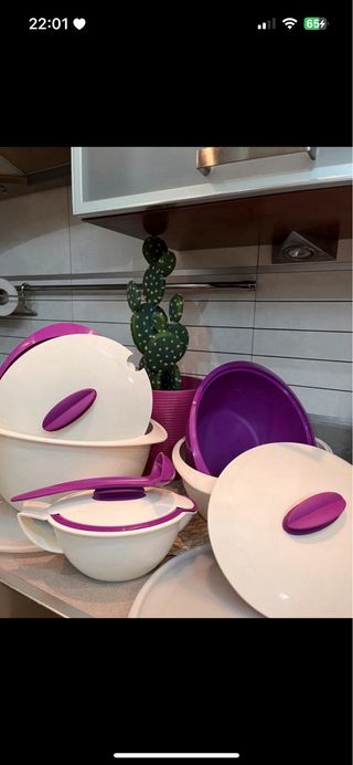servi caldo tupperware