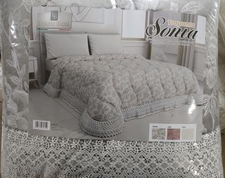 Trapunta Laura Blasi Matrimoniale in raso jacquard