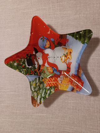 Piatto per dolce natalizio