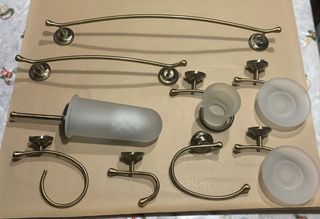 Set accessori da bagno classici burnish