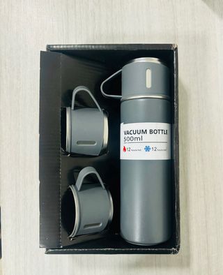 Borraccia termica con 3 tazzine