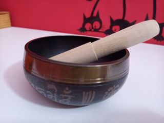 Campana tibetana 9,8 cm nuova