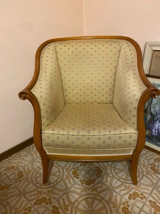 Poltrona bergère in stile Luigi XVI