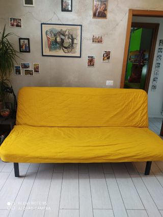 Divano letto tre posti Nyhamn Ikea