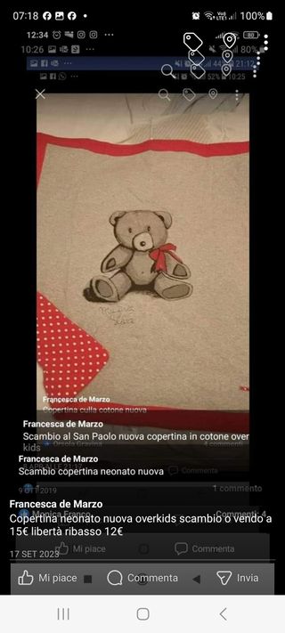 Copertina culla passeggino overkids