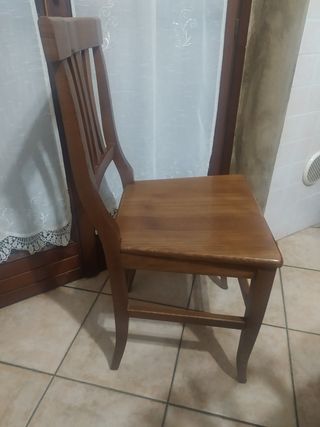 Sedie faggio tinto noce