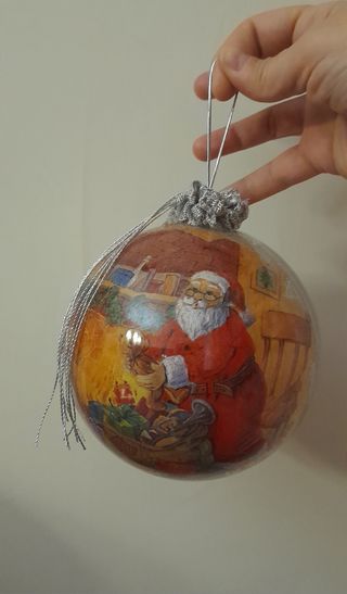 Palla in glitter per albero di natale