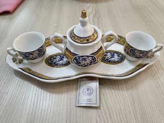 Servizio caffè Bellepoque fine porcellan