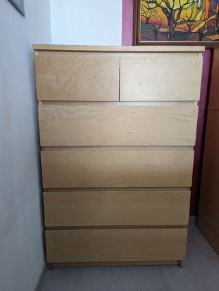 Cassettiera MALM 6 cassetti