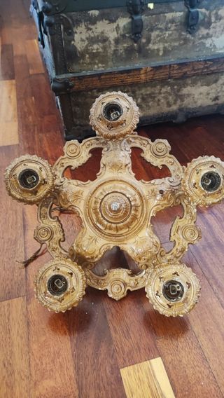 Lampadario vittoriano autentico