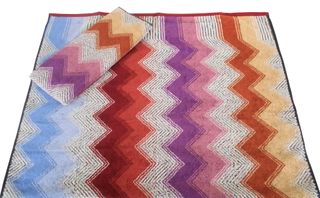MISSONI HOME SET ASCIUGAMANI COTONE CHEVRON SELMA