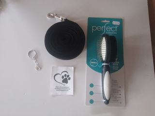 Set lunghina, portachiavi, doppia spazzola