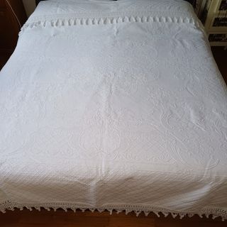 Copriletto cotone vintage