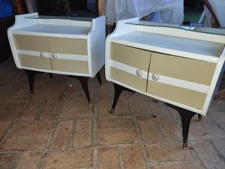 Coppia di comodini vintage