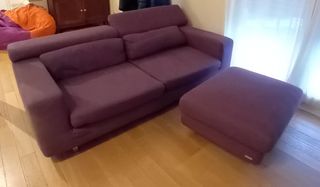 Divano 3 posti + pouf