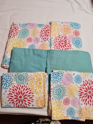 2 set letto singolo in cotone