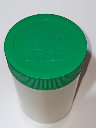Barattolo di plastica con tappo verde - Kraft