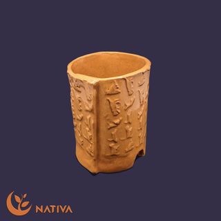 Portaspazzolini in ceramica fatto a mano