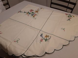 Set Tovaglia rotonda con tovaglioli