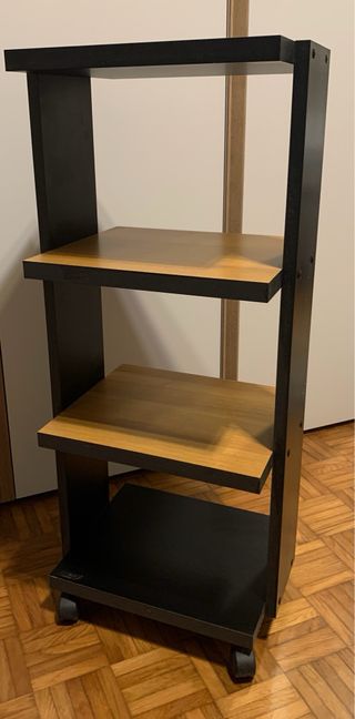 carrello porta Tv con mesole con route