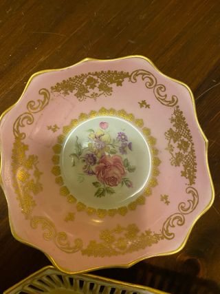 nr 2 ciotole porcellana con oro zecchino