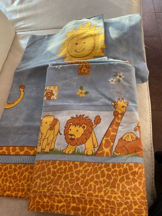 Parure lenzuola a opra sotto e federa bambini