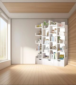 🌟📚🏡 Libreria Parete Attrezzata in Legno