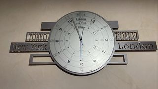 orologio analogico design Citta del mondo