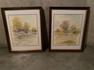 Quadri dipinti con acquarello