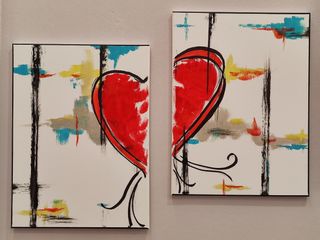 Dipinto Cuori