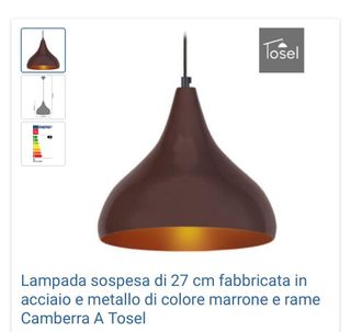 Coppia di lampade a sospensione