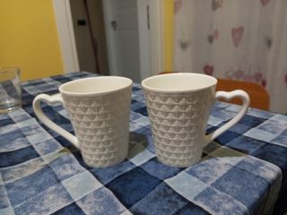 Tazze mug  Hervit in porcellana bianca