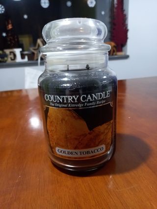Country candle Golden tobacco